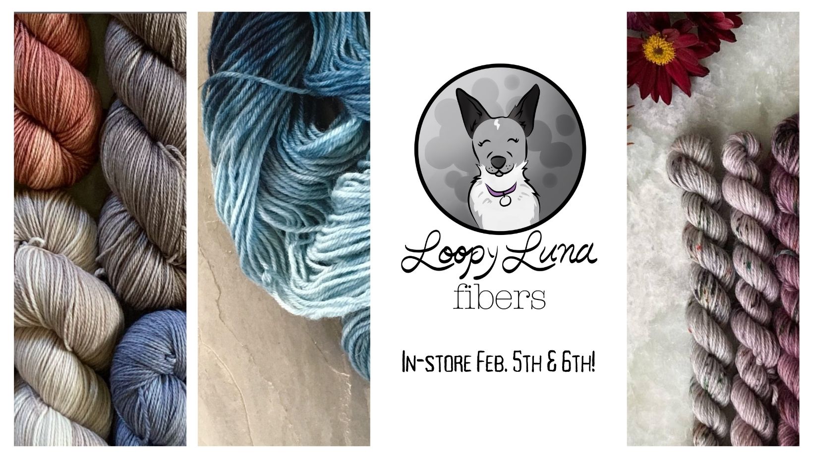 Join us for a Loopy Luna Fibers trunk show! | Stitch & Skein
